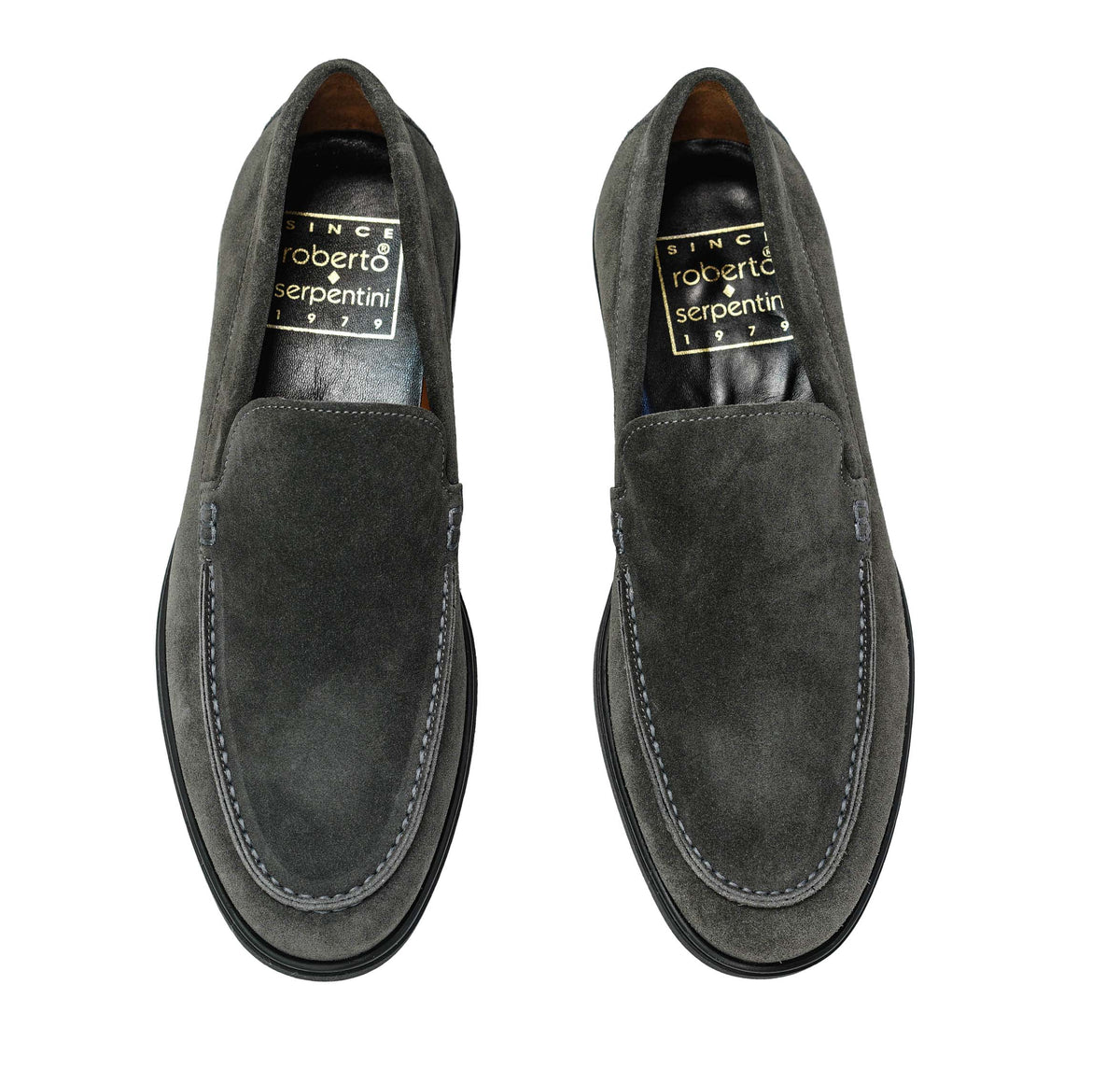 Roberto Serpentini Men's Grey Suede Loafer M62934 30% OFF – Luisa Boutique