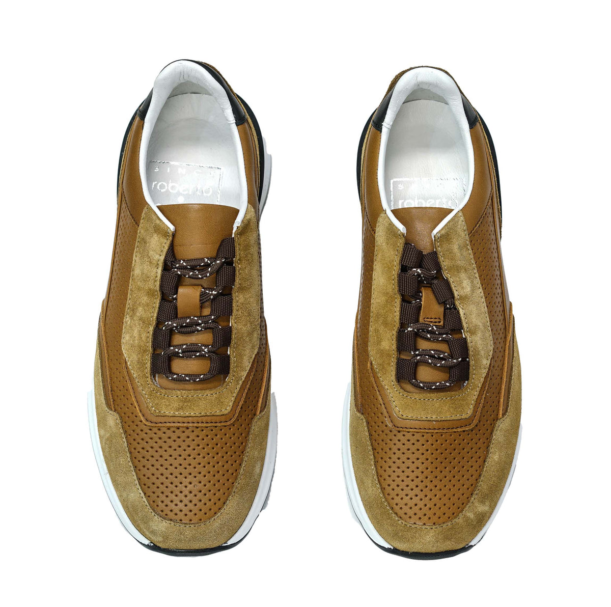 Roberto Serpentini Men's Tan Sneaker M01115 30% off – Luisa Boutique